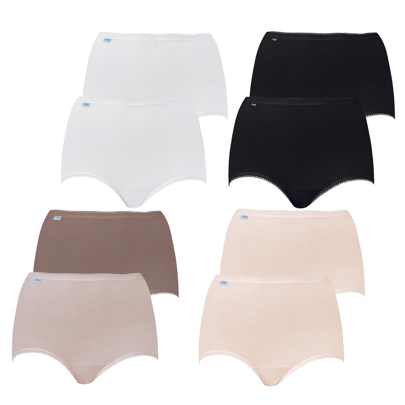 Buy 2 Pack Sloggi Originals Maxi Full Briefs Womens Ladies Underwear ...