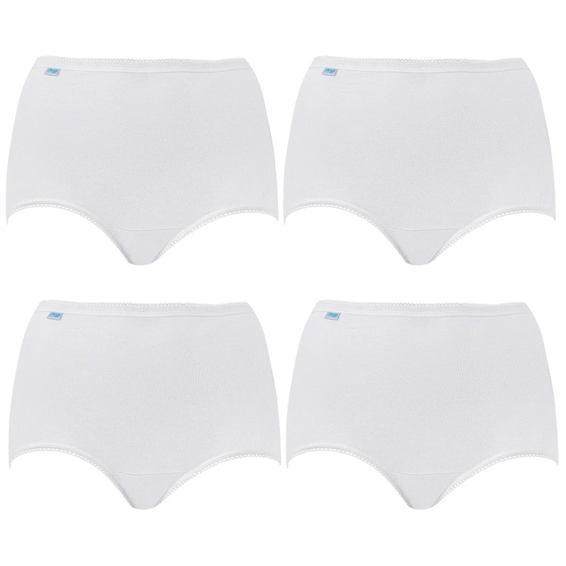 Buy 4x Sloggi Originals Maxi Briefs Womens Ladies Underwear Undies ...