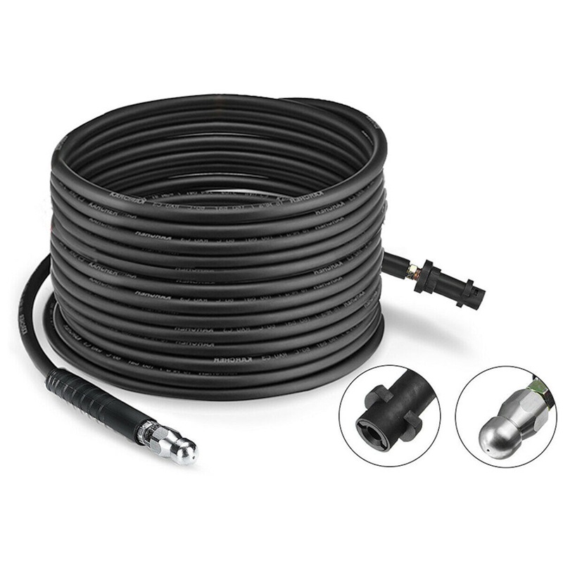 Buy 6-20m Pressure Washer Sewer Drain Cleaning Hose Pipe Tube Cleaner ...