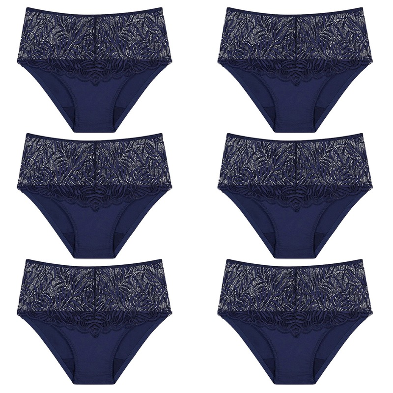 Buy 6 Pack Triumph Essential Lace Maxi Womens Underwear Full Briefs ...