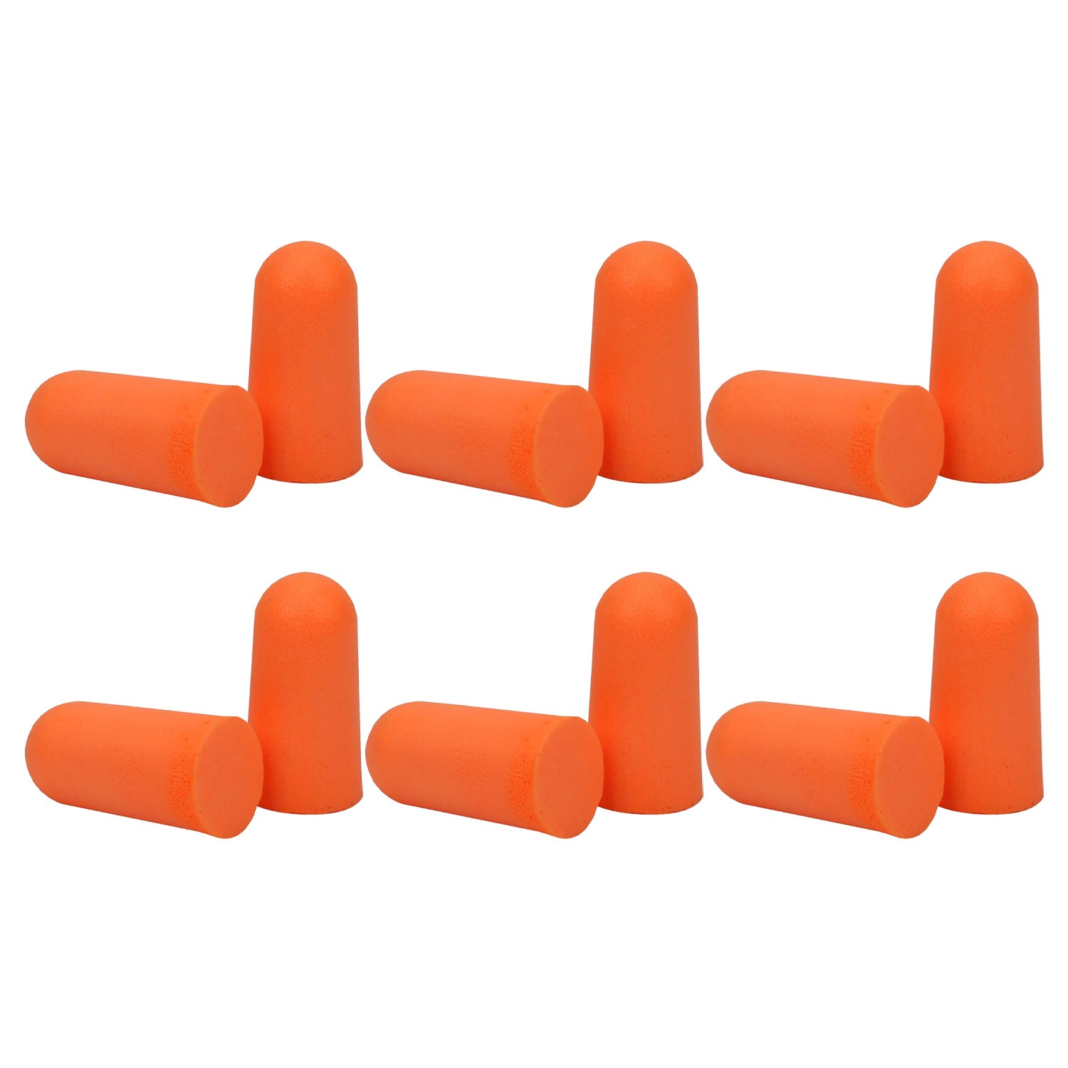 Buy 6 Pairs Safetyware Disposable PU Soft Foam Ear Plugs Noise ...
