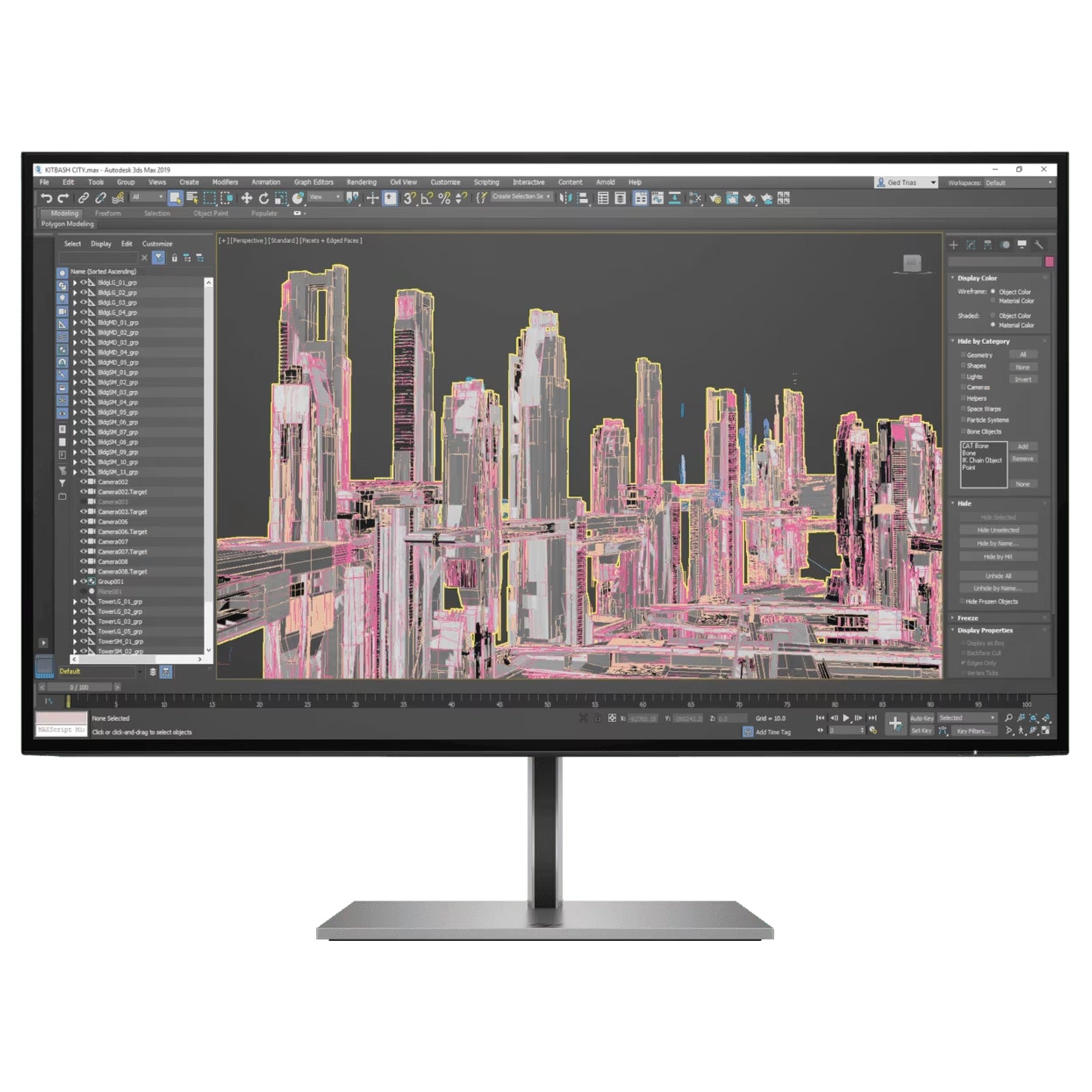 Buy HP Z27u G3 27 Inch QHD 2560x1440 5ms 16:9 Display IPS Computer ...