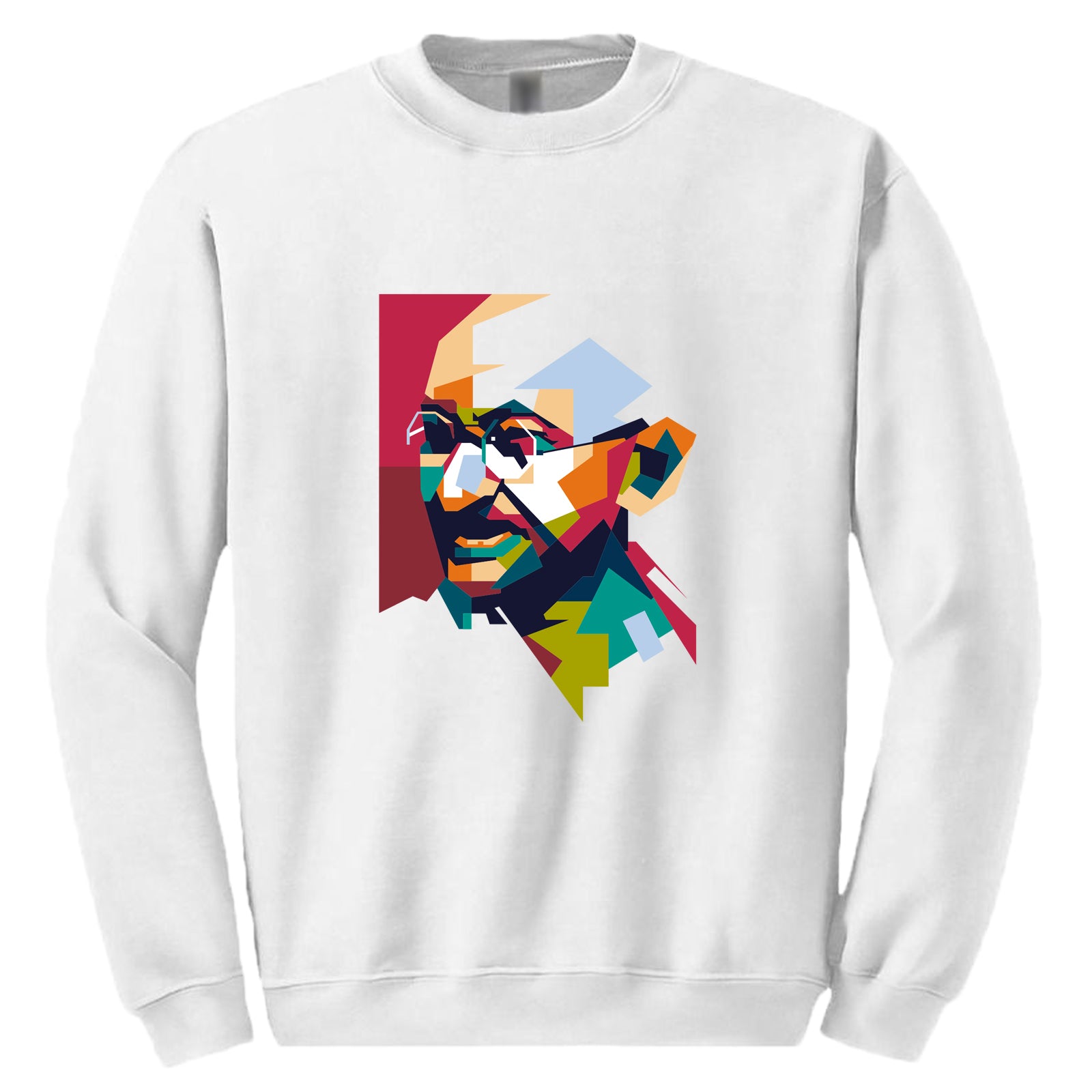 Buy Mahatma Gandhi Hindi Indian Hero Men White Sweat Sweater Jumper ...
