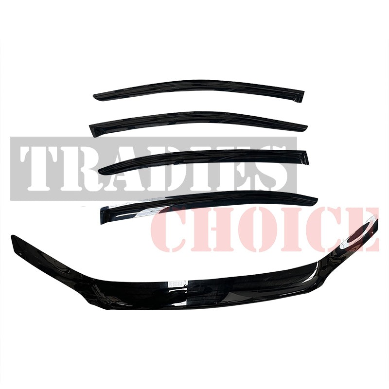 Buy TRADIESCHOICE Bonnet Protector + Weather Shields for Ford FG Falcon ...