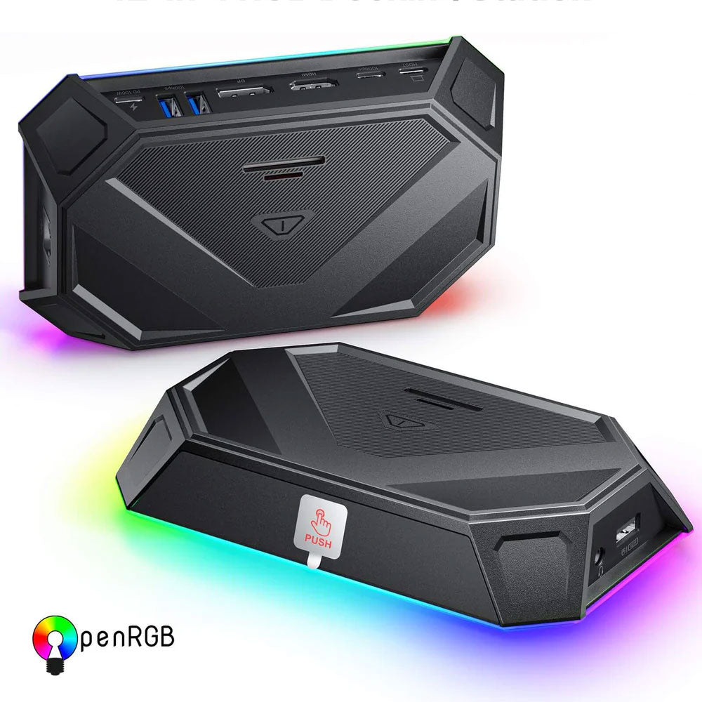 Buy JSAUX Portable USB Powered 12 Port RGB Docking Station - HB1201 ...