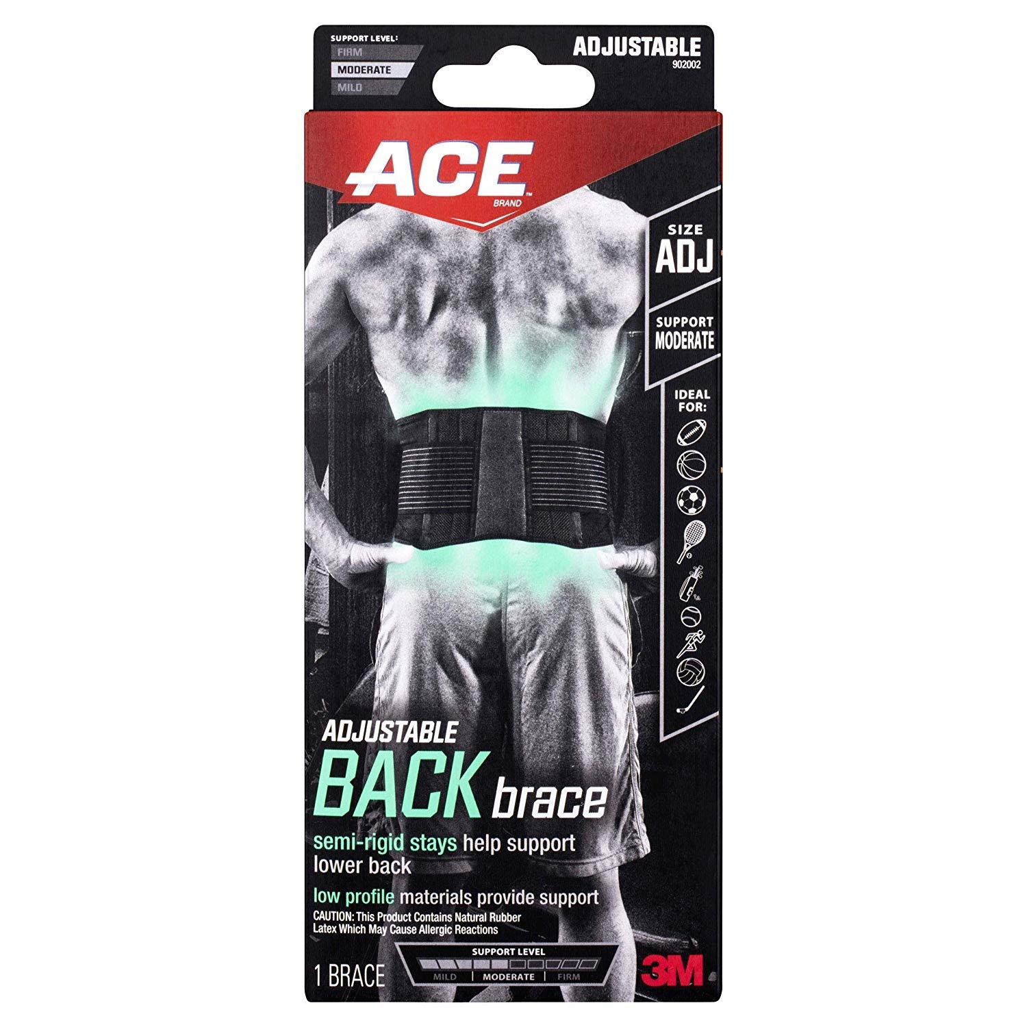 Buy ACE(TM): Adjustable Back Brace - MyDeal Australia