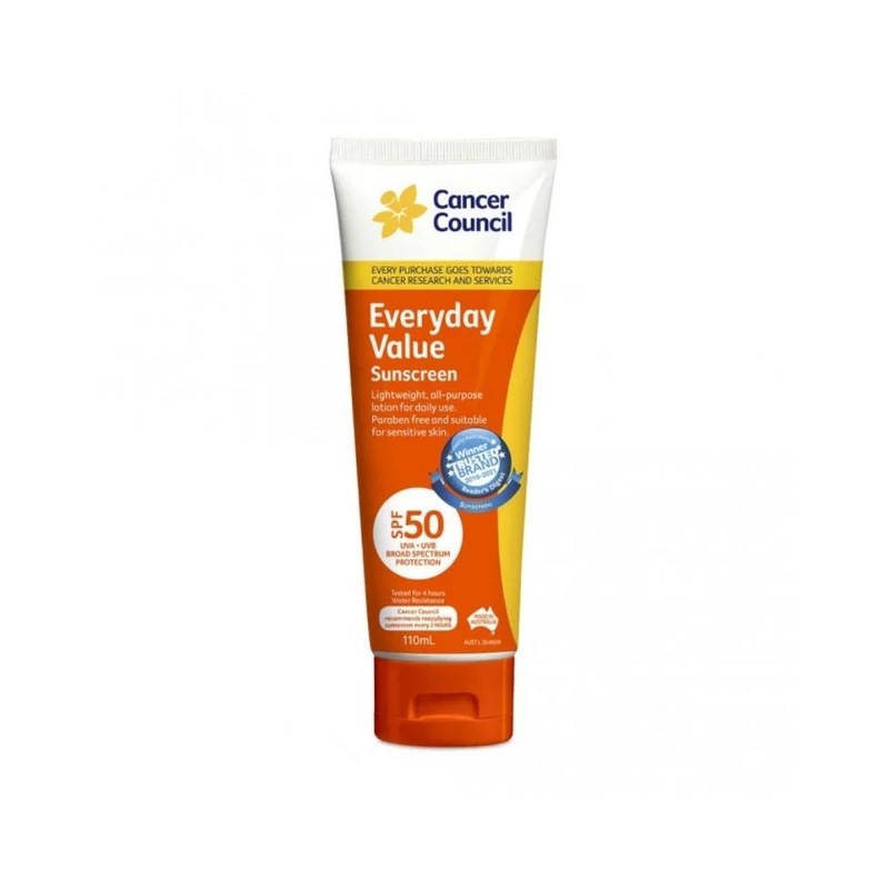 Buy Cancer Council Everyday Value Sunscreen SPF 50+ 110ml - MyDeal