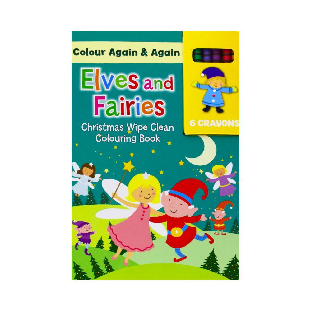 Buy Christmas Elves & Fairies: Colouring & Activity - MyDeal Australia