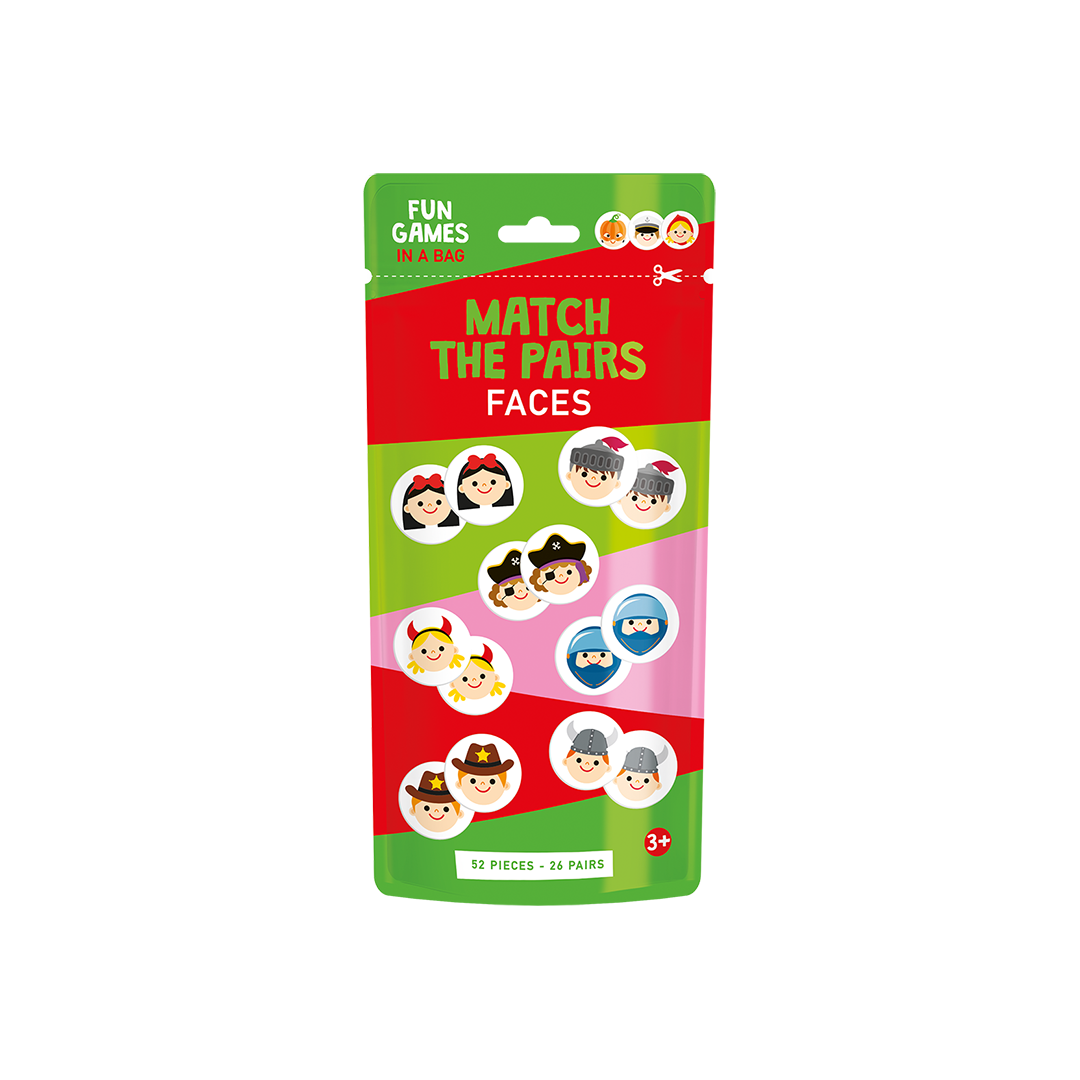 Buy Match The Pairs: Faces(Cards) - MyDeal Australia