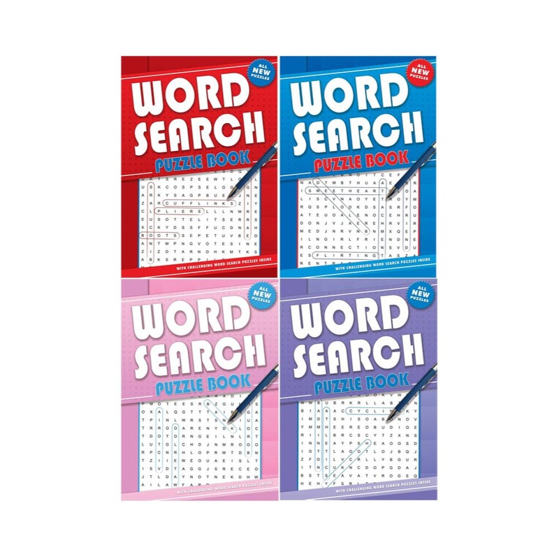 Buy Set of 4 Word Search Puzzle Book - MyDeal
