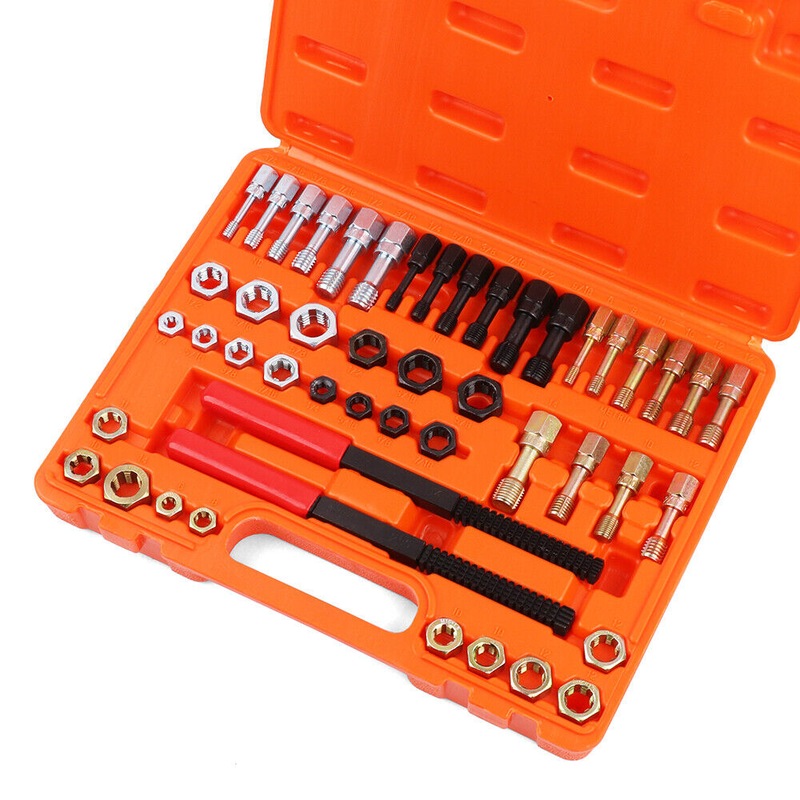 Buy 48-Pieces SAE and Metric Thread Restorer Kit Fractional Metric ...