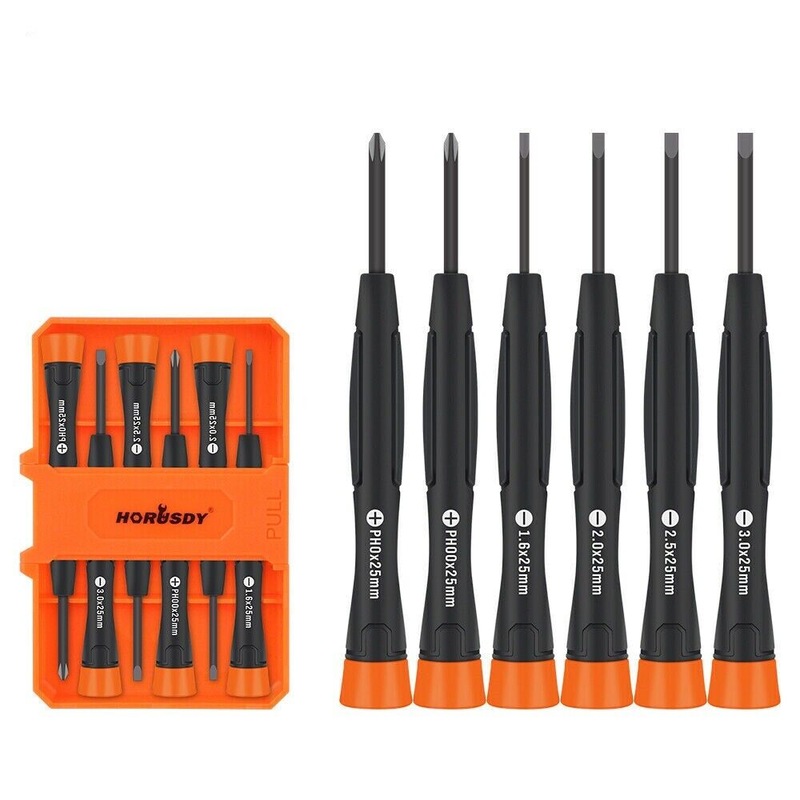 Buy 6Pc Precision Screwdriver Set Phillips Slotted Electronic PC Repair ...