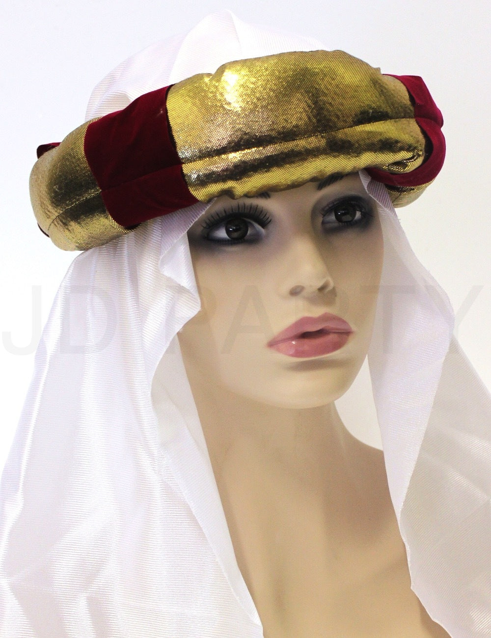Buy Arabian Desert Prince Hat Headpiece Costume Party Fancy Dress ...