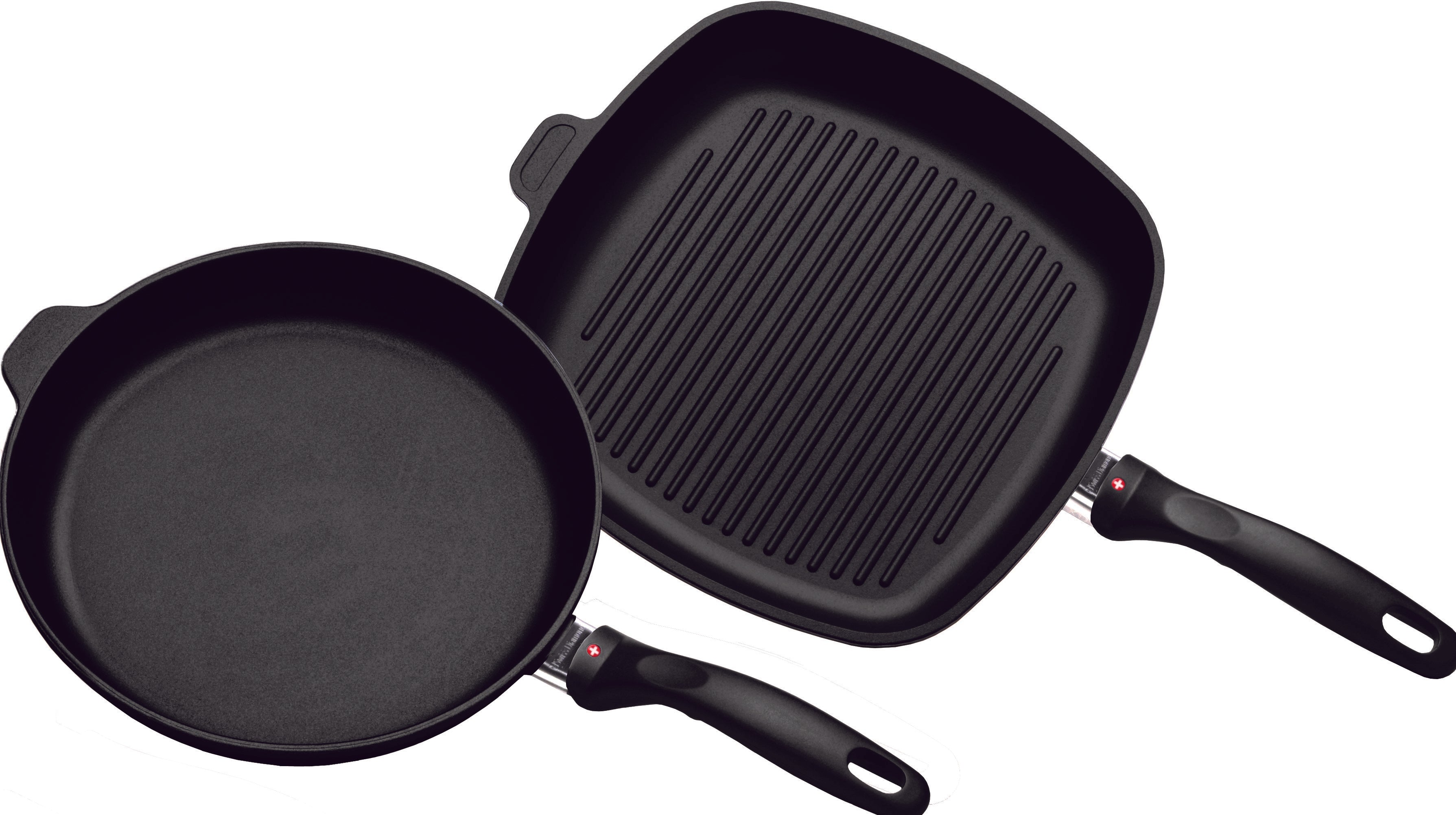 Buy Swiss Diamond Non Stick Induction Fry Pan and Square Grill Set of 2 ...