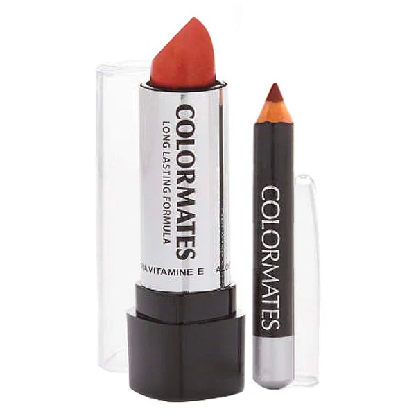 Buy Colormates Lipstick & Lipliner Set - Peach Fuzz - MyDeal Australia