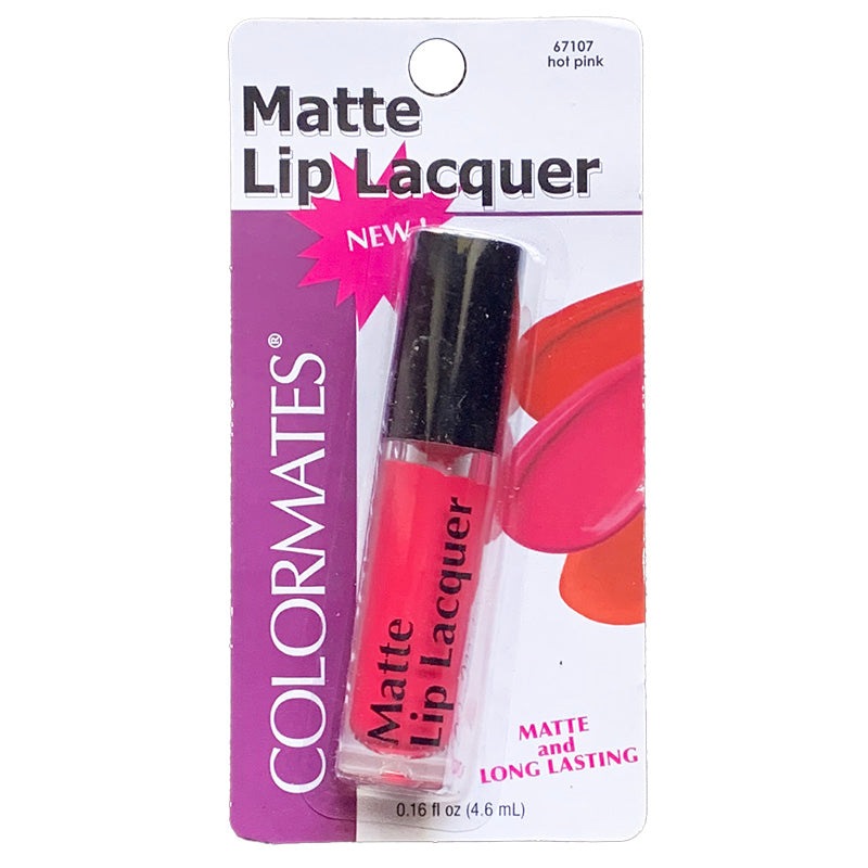 Buy Colormates Matte Lip Lacquer - Hot Pink - MyDeal Australia