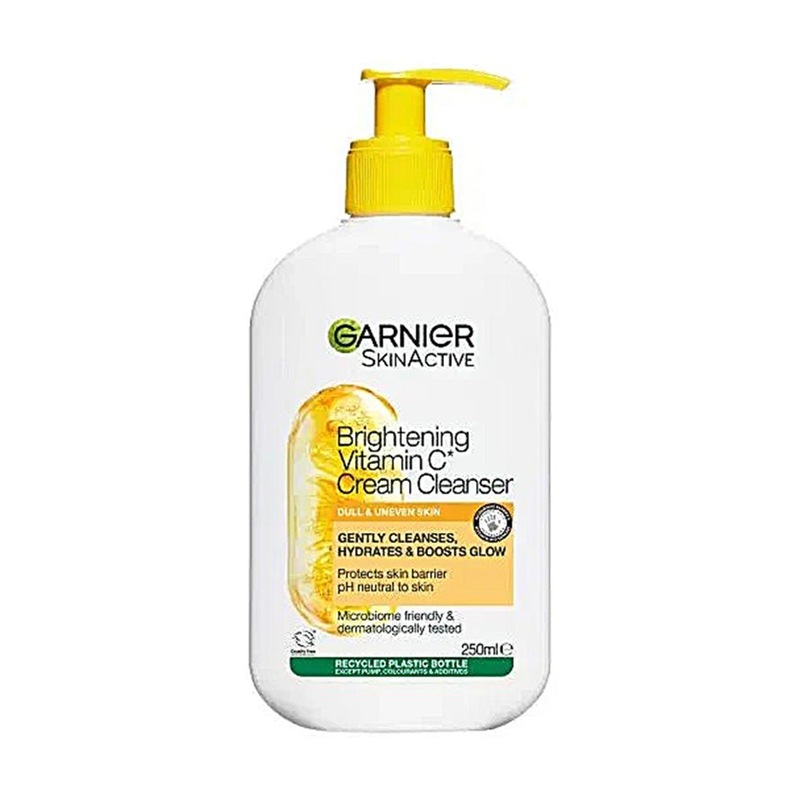 Buy Garnier Skin Active Brightening Vitamin C Cream Cleanser 250ml - MyDeal