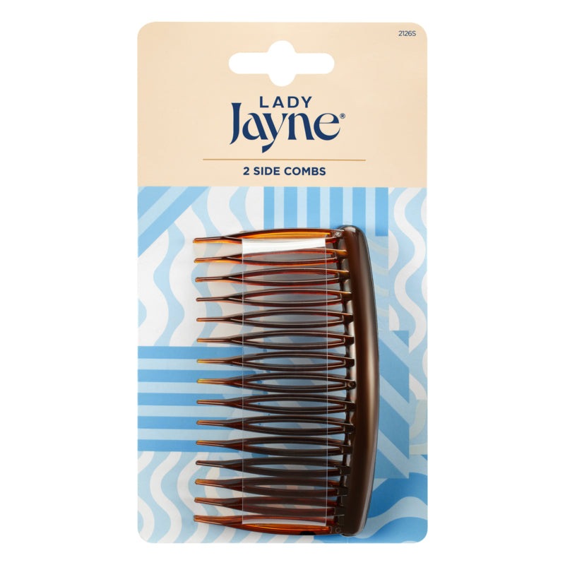 Buy Lady Jayne Large Shell Side Combs - 2 Pack - MyDeal Australia