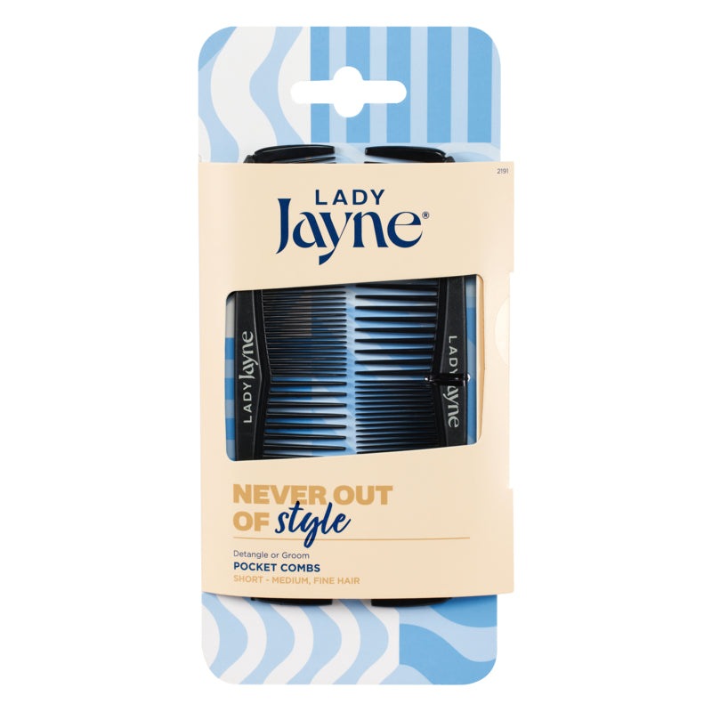 Buy Lady Jayne Pocket Comb - 2 Pack - MyDeal Australia