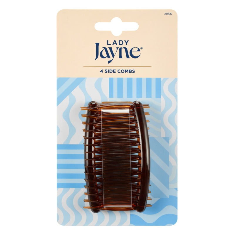 Buy Lady Jayne Shell Side Combs - 4 Pack - MyDeal Australia