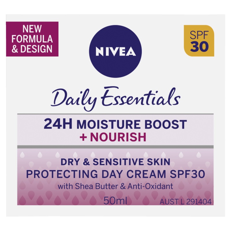 Buy Nivea Daily Essentials Rich Moisturising Day Cream SPF30 50ml - MyDeal