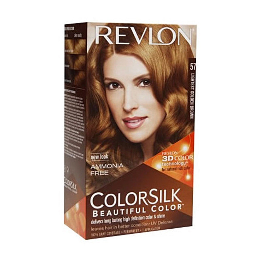 Buy Revlon ColorSilk Beautiful Color - 57 Lightest Gold Brown - MyDeal ...