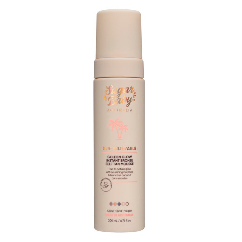 Buy Sugar Baby Sun-Believable Golden Self Tan Mousse 200ml - MyDeal ...