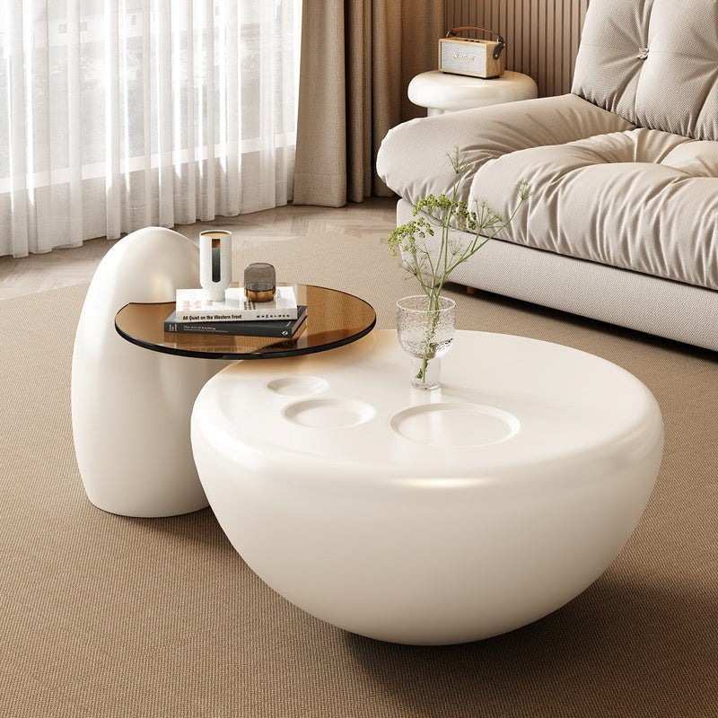 Buy Meow White Nesting Coffee Table Set/Tea Table/Side Table - MyDeal