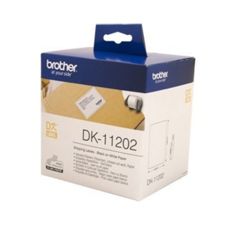 Buy Brother DK-11202 White Label - 62mm x 100mm - 300 CON-Labels Per ...
