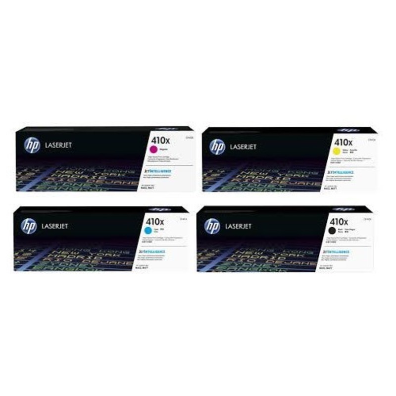 Buy HP No. 410A / CF410A CF411A CF412A CF413A Set of 4 Colour Toner ...