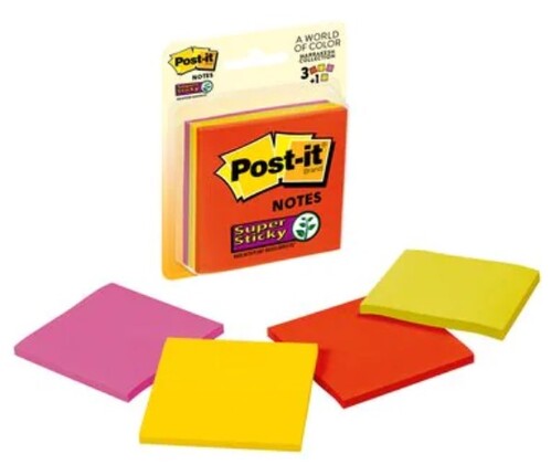 Buy Post-It S S Note 3321-SSAN Pk3 Bx6 - MyDeal Australia