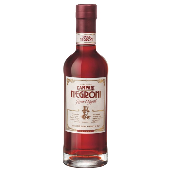 Buy Get Booze Bar Box Campari Negroni 500ML Pre Batch Cocktail - MyDeal ...