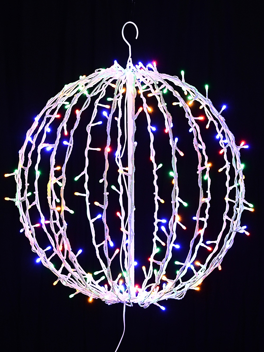 Buy Multi Colour LED Hanging 3D White Sphere String Light Display ...