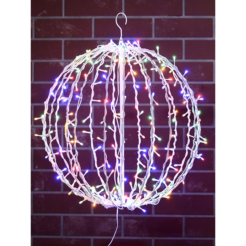 Buy Multi Colour LED Hanging 3D White Sphere String Light Display ...