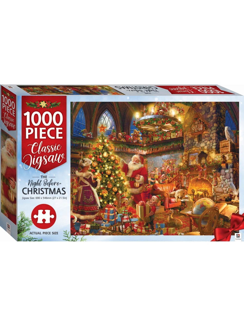 Buy The Night Before Christmas With Santa & Mrs Claus Jigsaw Puzzle ...