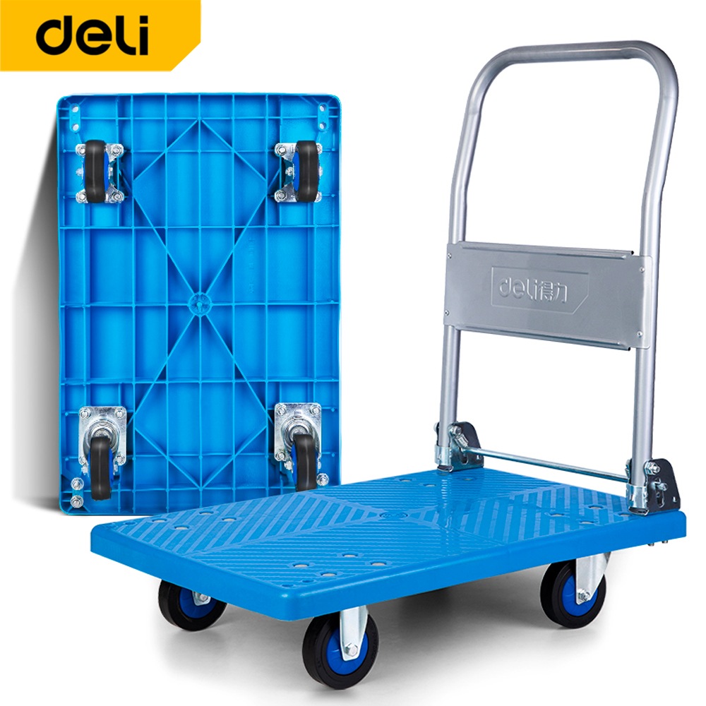 Buy 150kg Foldable Platform Trolley with Ball Bearing Soft Rubber ...