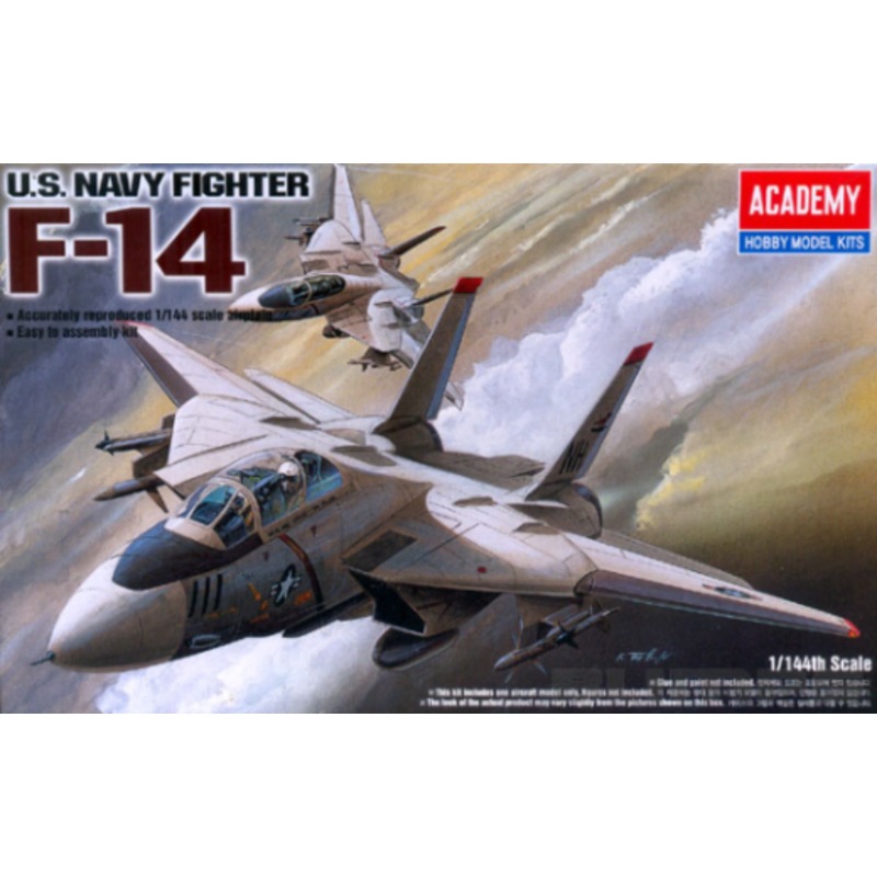 Buy Academy 1/144 F-14A Tomcat Plastic Model Kit [12608] - MyDeal