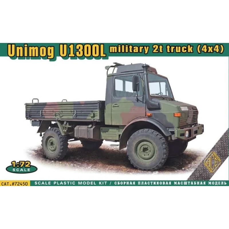 Buy Ace Model 1/72 Unimog U1300L military 2t truck (4x4) Plastic Model ...