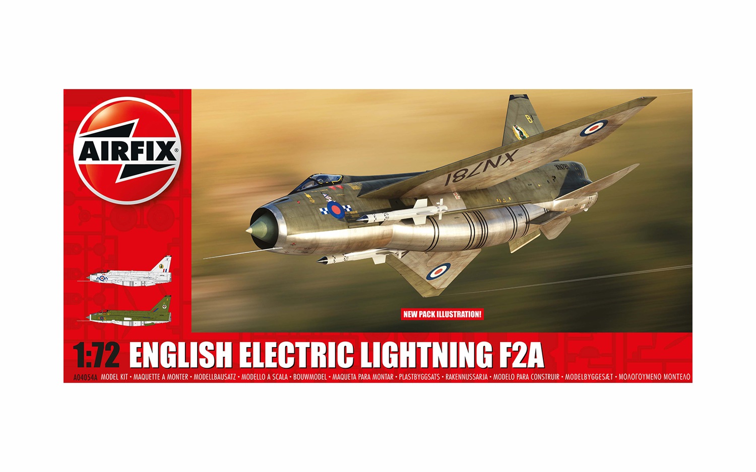 Buy Airfix 1/72 English Electric Lightning F2A Plastic Model Kit 04054A ...