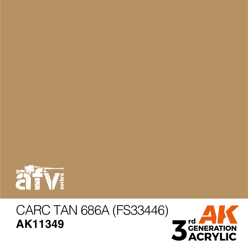 Buy AK Interactive AFV Series: CARC Tan 686A (FS33446) Acrylic Paint ...