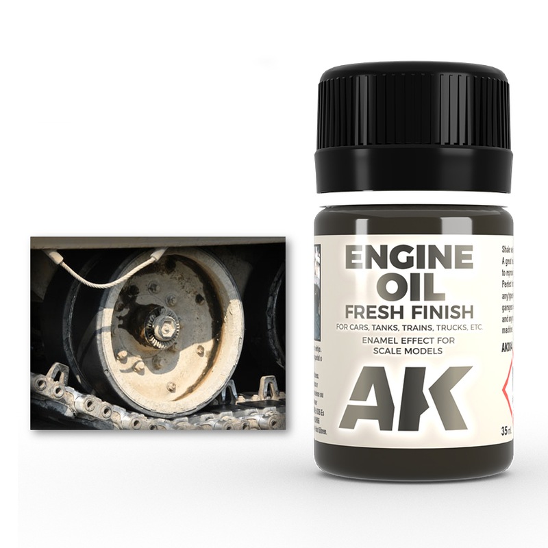 Buy AK Interactive Weathering: Engine Oil 35ml Enamel Paint [AK084 ...