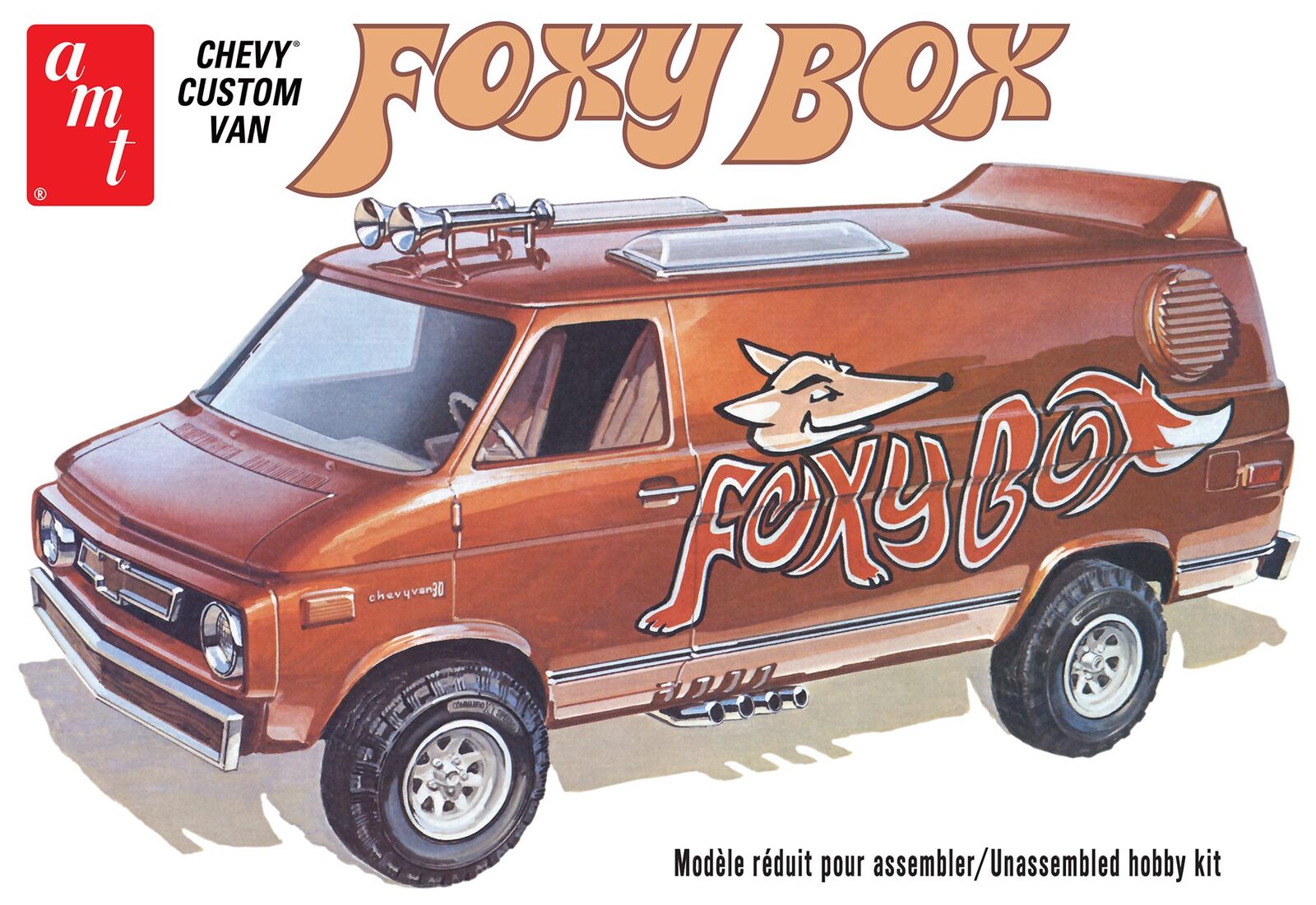 Buy AMT 1/25 1975 Chevy Van "Foxy Box" Plastic Model Kit - MyDeal Australia