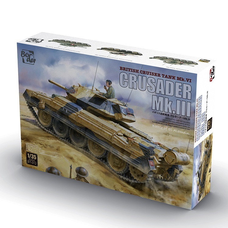 Buy Border Model 1/35 British Crusader MkIII Plastic Model Kit [BT012 ...