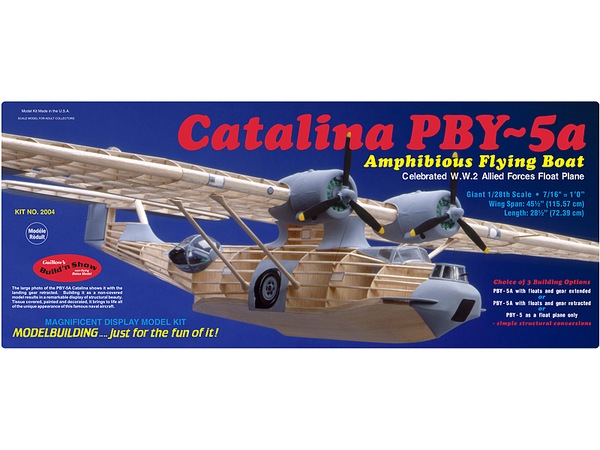 Buy Guillow's PBY-5a Catalina Balsa Plane Model Kit - MyDeal Australia