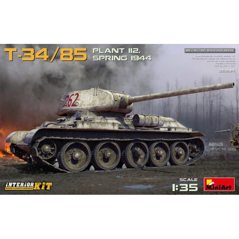 Buy Miniart 1/35 T-34/85 Plant 112. Spring 1944. Interior Kit - MyDeal