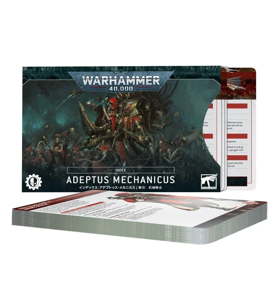 Buy Warhammer 40k: Index Cards Adeptus Mechanicus - MyDeal Australia