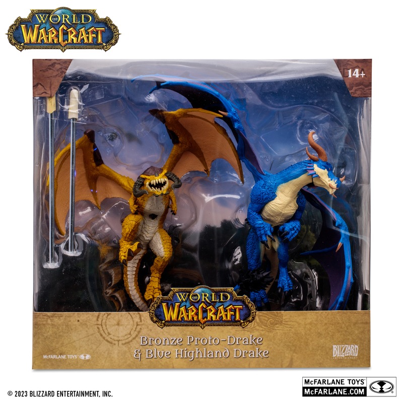Buy World Of Warcraft Dragons - Bronze Proto-Drake & Blue Highland ...