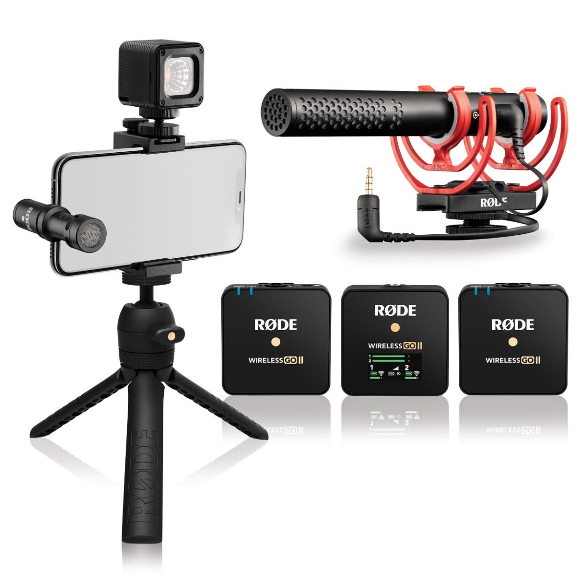 Buy Rode Content Creator Kit USB-C includes Wireless GO II, VideoMic NTG & Vlogger Kit - MyDeal ...