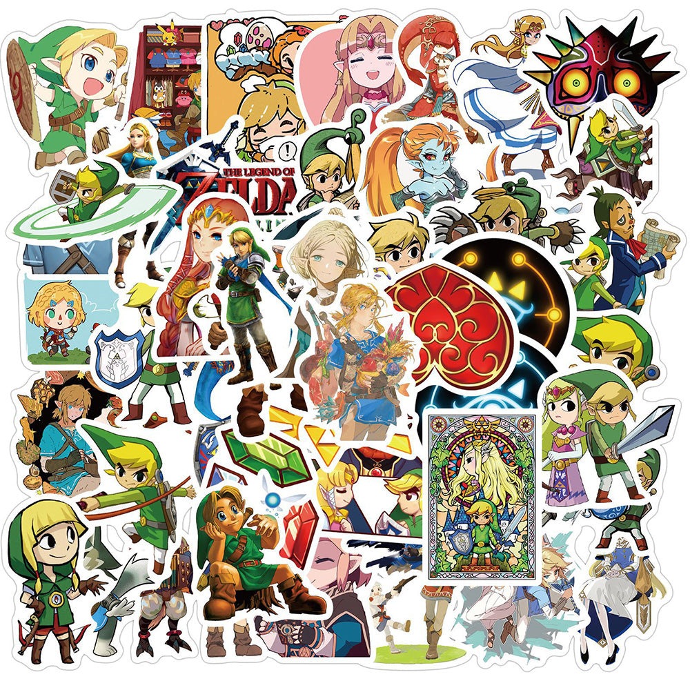 Buy 10/30/50PCS Game Zelda Graffiti Stickers Car Motorcycle Travel ...
