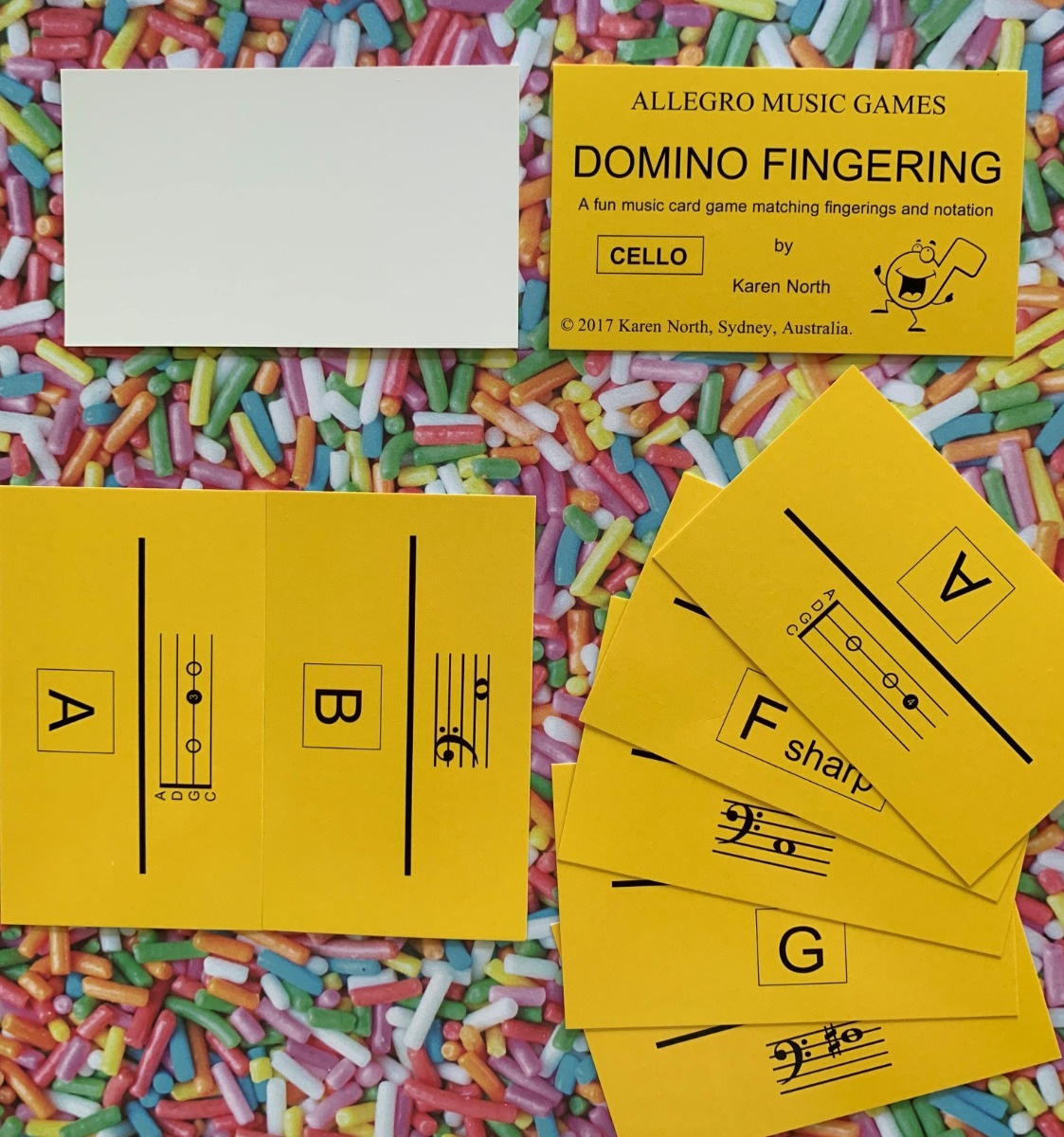 Buy Domino Fingering Card Game - Cello - MyDeal Australia